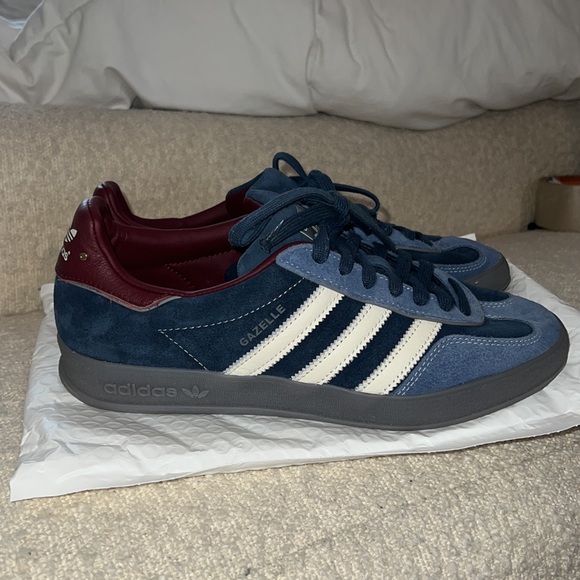 adidas | Shoes | Adidas Gazelle Indoor Crew Navy Burgundy | Poshmark